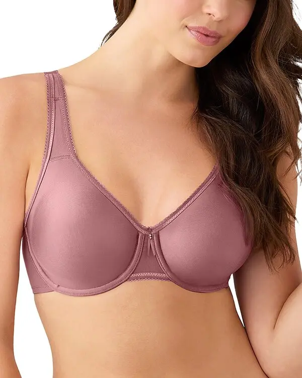 Wacoal Bra Basic Beauty Full Coverage Underwire Bra - Rose Brown