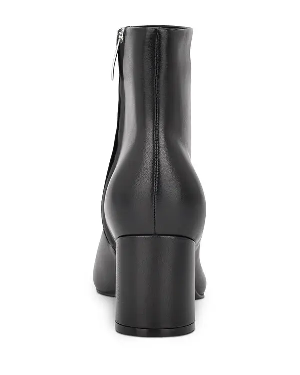 MARC FISHER LTD. Jarli High Heel Booties - Black Leather