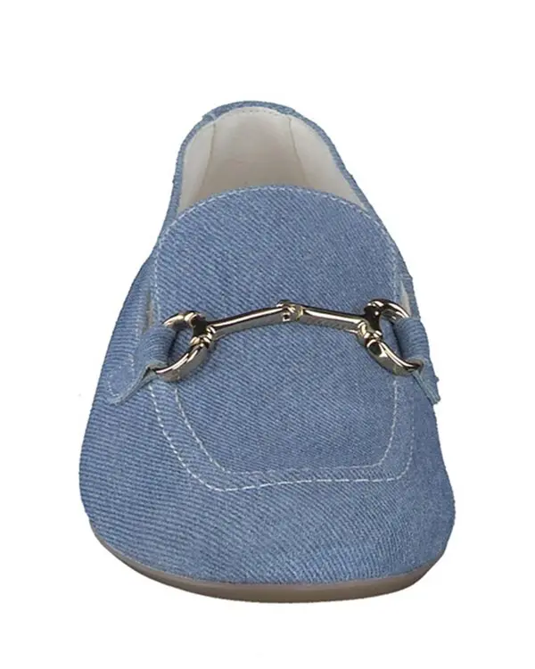 Paul Green Daphne Apron Toe Loafer - Jean Denim