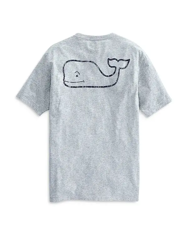 Vineyard Vines Vintage Whale Short Sleeve Pocket Tee - Gray Heather