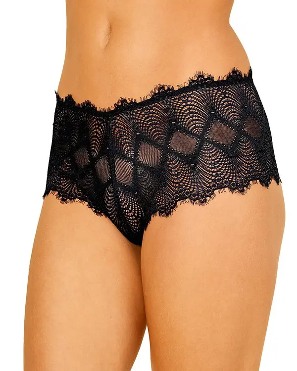 Cosabella Allure Lace Boyshorts - Black