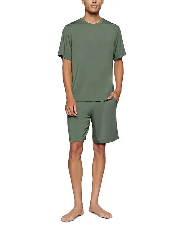 Eberjey Henry Short Pajama Set - Desert Sage