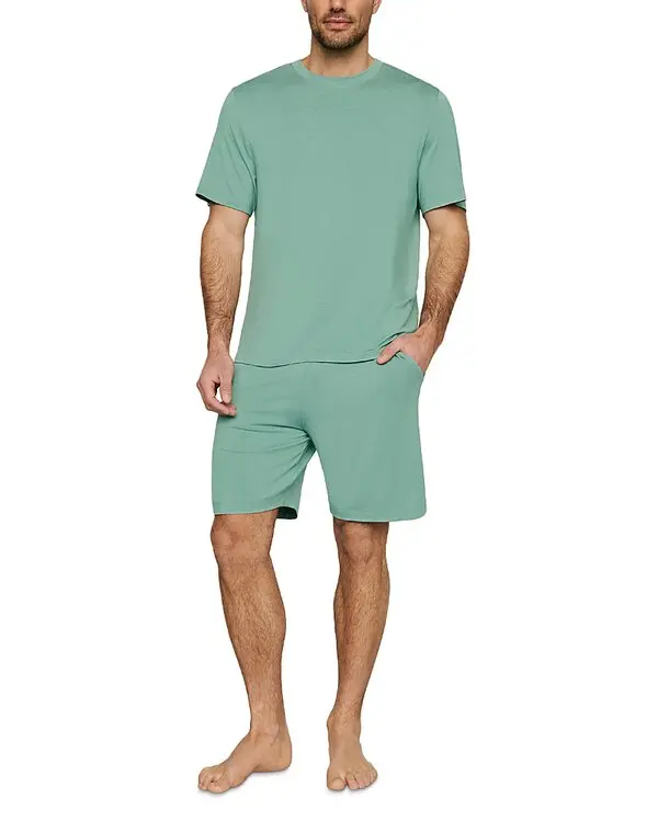 Eberjey Henry Short Pajama Set - Seagrass