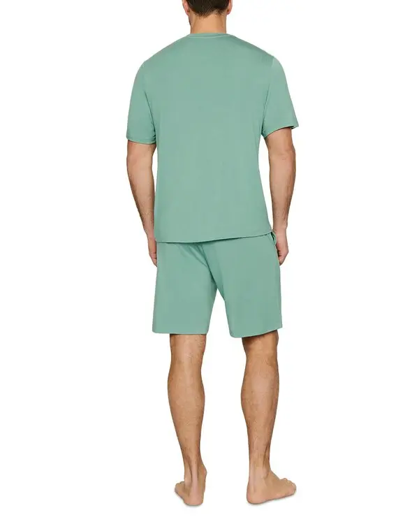 Eberjey Henry Short Pajama Set - Seagrass