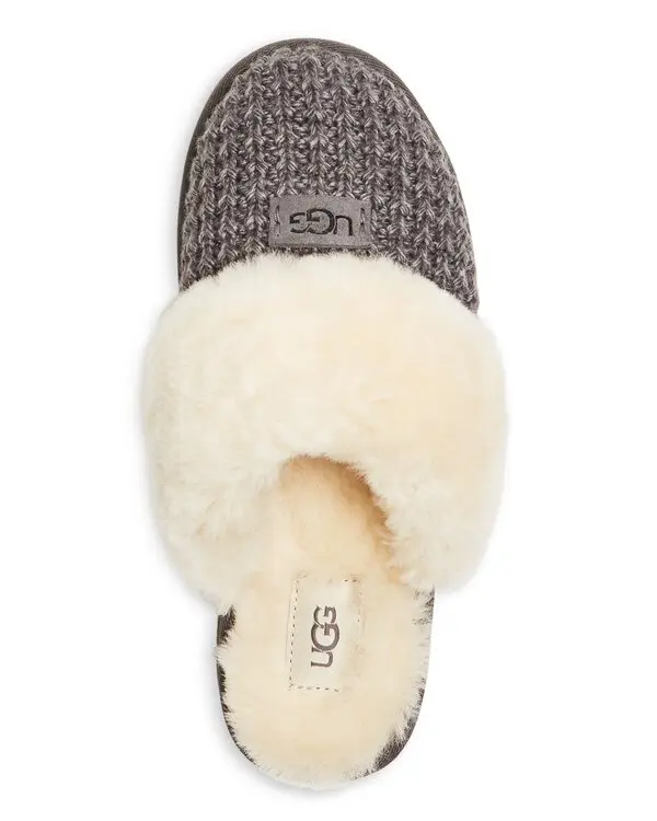 UGG Cozy Shearling Mule Slippers - Charcoal
