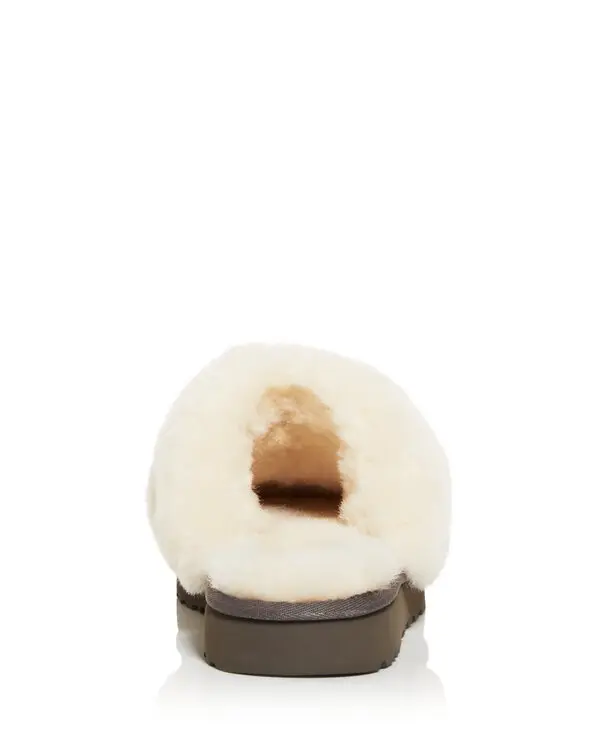 UGG Cozy Shearling Mule Slippers - Charcoal