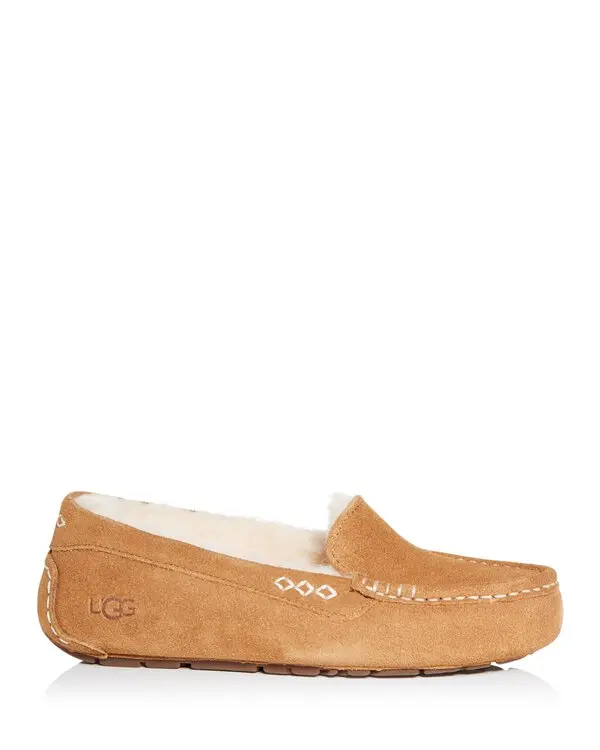 UGG Ansley Moc Toe Slippers - Chestnut