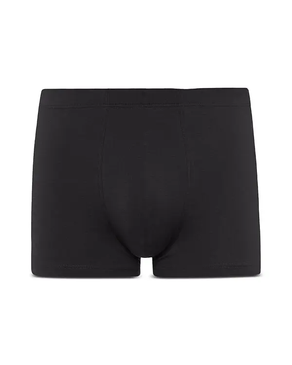 Hanro Cotton Superior Boxer Briefs - Black