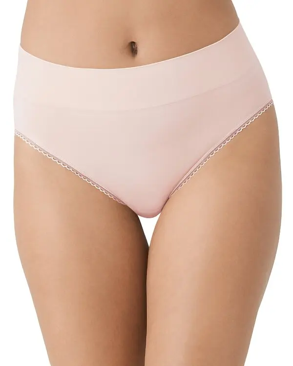 Wacoal Feeling Flexible Seamless Hi Cut Brief - Rose Dust