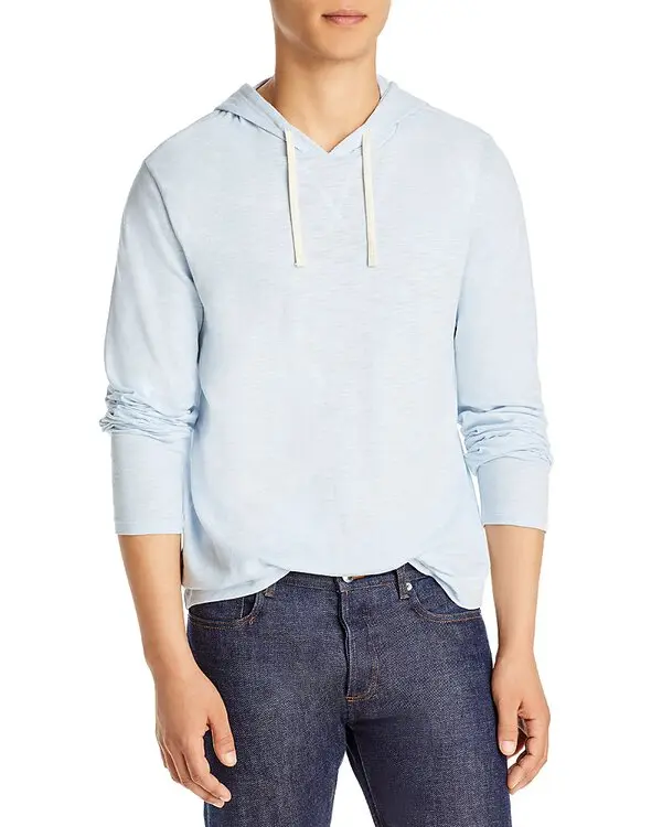 Vince Slub Popover Hoodie - Shirting Blue