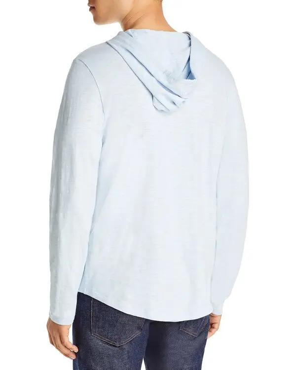 Vince Slub Popover Hoodie - Shirting Blue