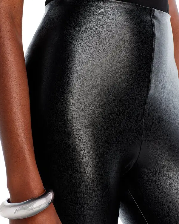 Commando Perfect Control Faux Leather Leggings - Black