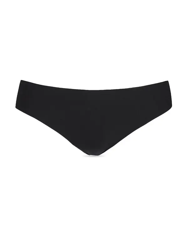 Commando Butter Mid-rise Thong - Black