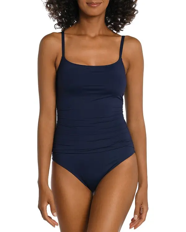 La Blanca Island Goddess One Piece Swimsuit - Indigo