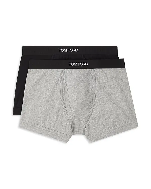 TOM FORD Cotton Blend Boxer Briefs, Set Of 2 - Oxford