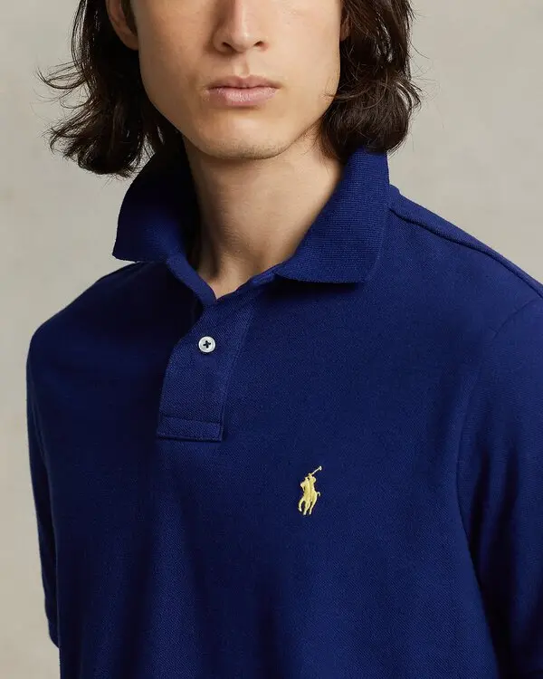 Polo Ralph Lauren Cotton Mesh Classic Fit Polo Shirt - Fall Royal Blue
