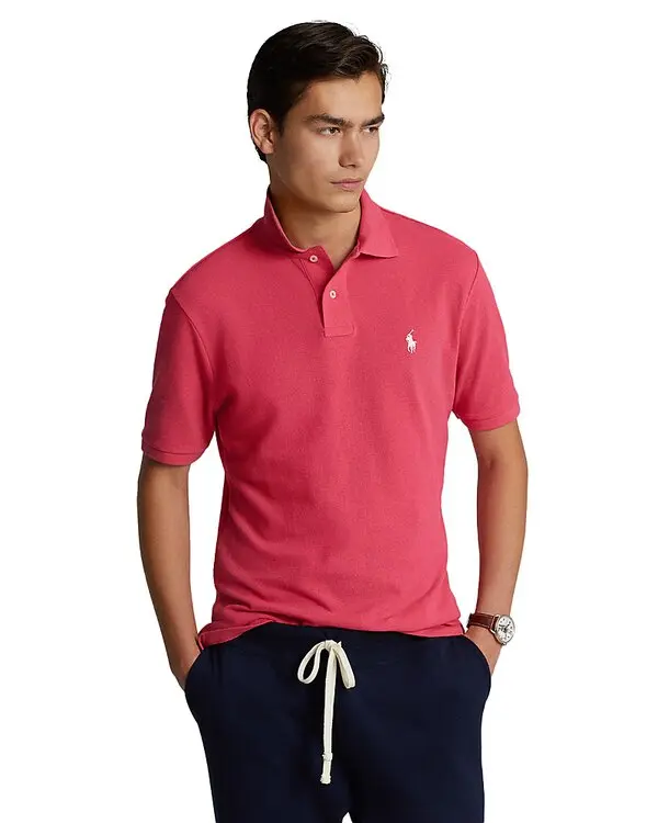 Polo Ralph Lauren Classic Fit Mesh Polo Shirt - Hot Pink