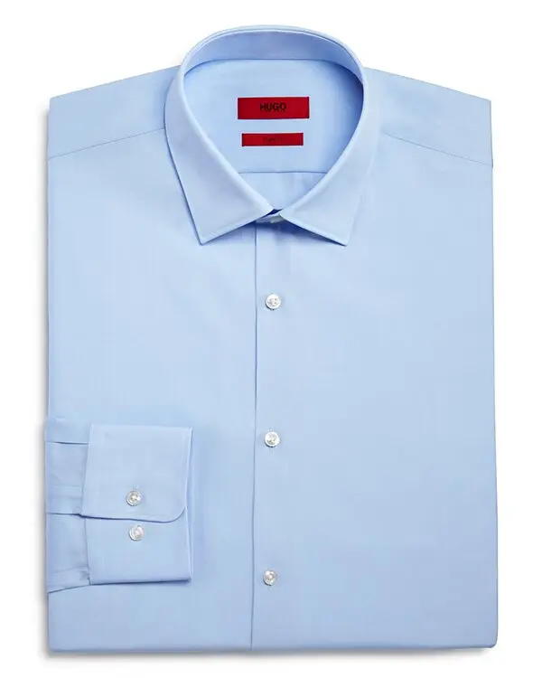 Hugo Mabel Sharp Fit Regular Fit Dress Shirt - Light Blue