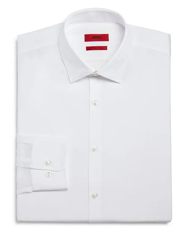 Hugo Mabel Sharp Fit Regular Fit Dress Shirt - White