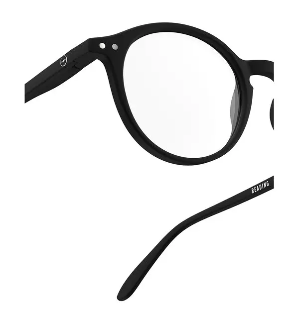 IZIPIZI Round Reading Glasses, 46mm - Black