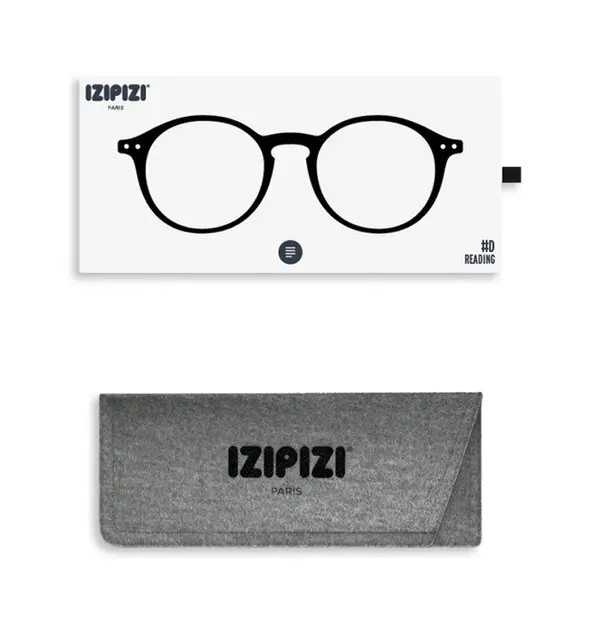 IZIPIZI Round Reading Glasses, 46mm - Black