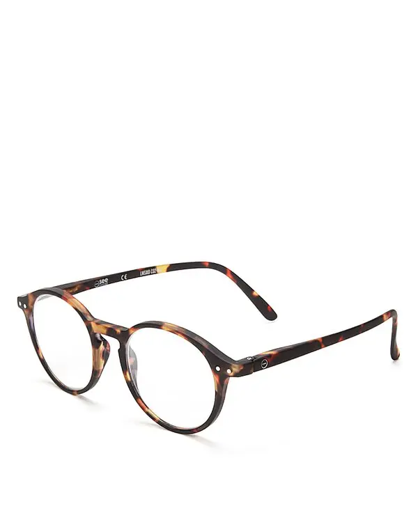 IZIPIZI Round Reading Glasses, 46mm - Tortoise