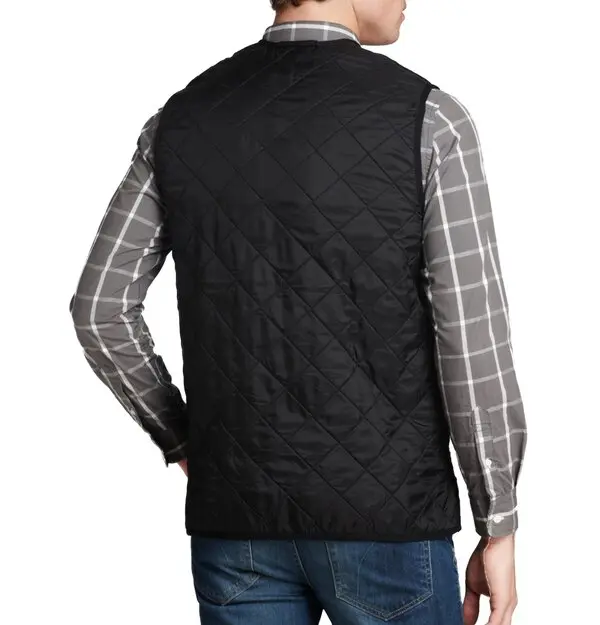 Barbour Polarquilt Waistcoat Zip In Liner - Black