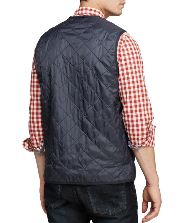 Barbour Polarquilt Waistcoat Zip In Liner - Navy