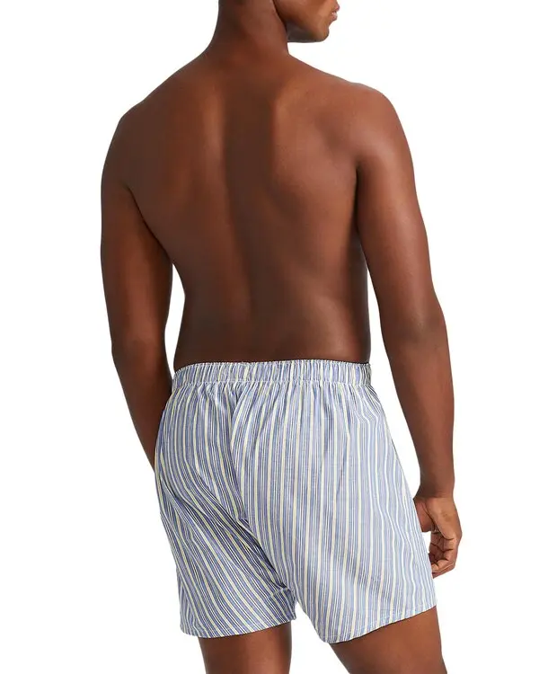 Polo Ralph Lauren Classic Fit Woven Boxers, Pack Of 3 - Blue Multi
