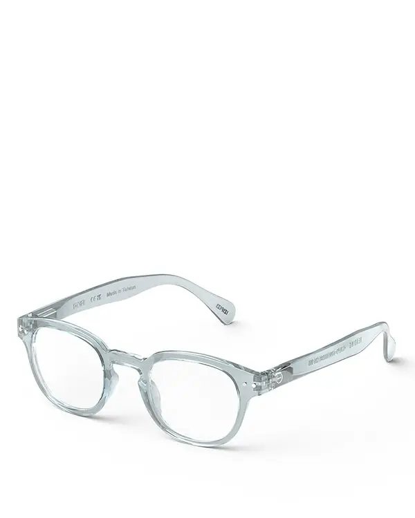 IZIPIZI C Square Reading Glasses 45mm - Frozen Blue