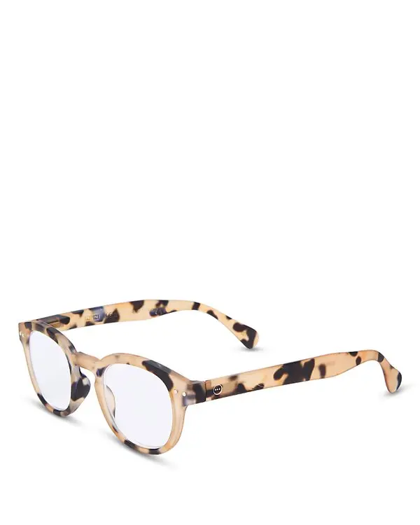 IZIPIZI C Square Reading Glasses 45mm - Light Tortoise