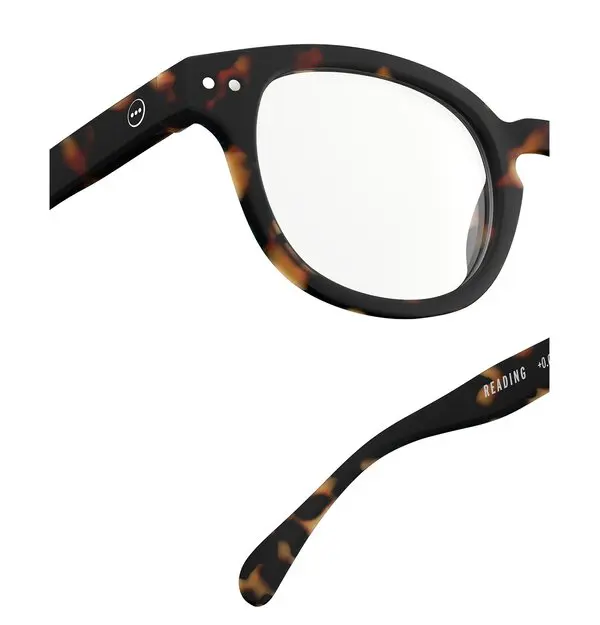 IZIPIZI C Square Reading Glasses 45mm - Multi Tortoise