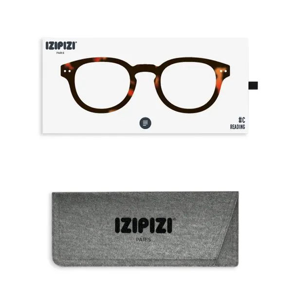 IZIPIZI C Square Reading Glasses 45mm - Multi Tortoise