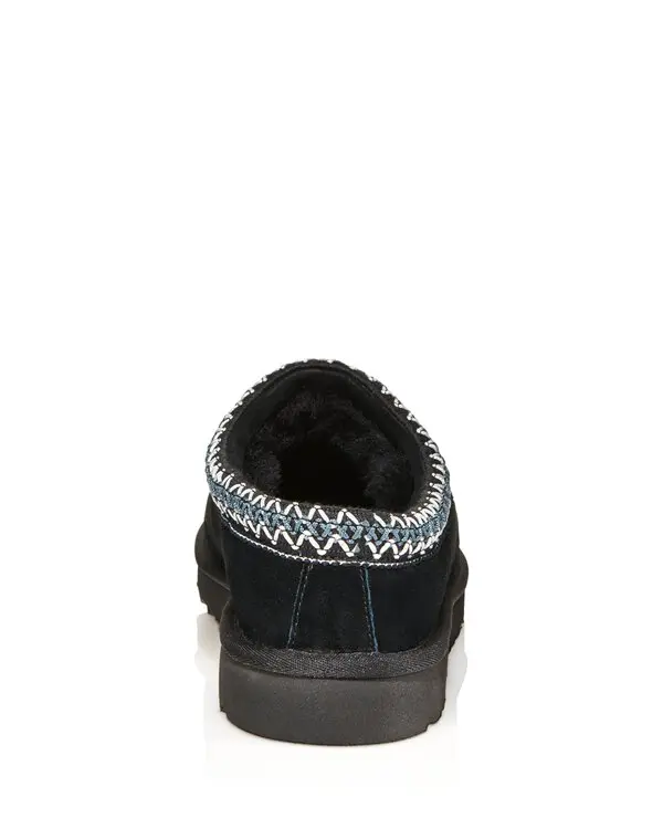 UGG Tasman Ii Suede & Shearling Slippers - Black