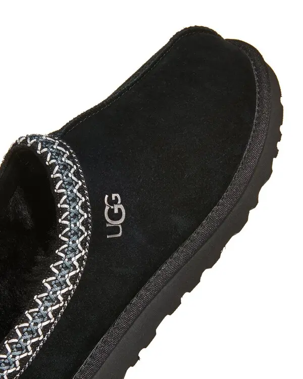 UGG Tasman Ii Suede & Shearling Slippers - Black