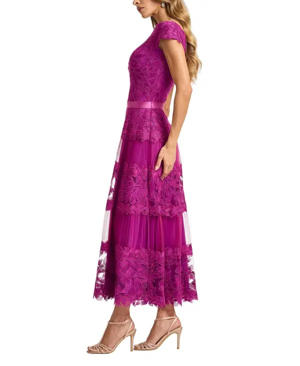 adriane floral embroidered tea-length dress Early 20th Century Eastern European Beaded Embroidered Woven Dress main image 0