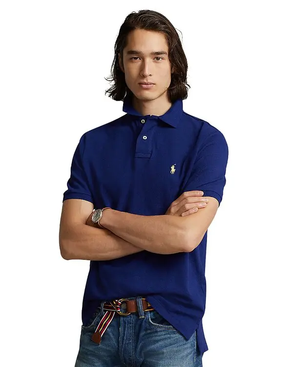 Polo Ralph Lauren Classic Fit Mesh Polo Shirt - Fall Royal Blue