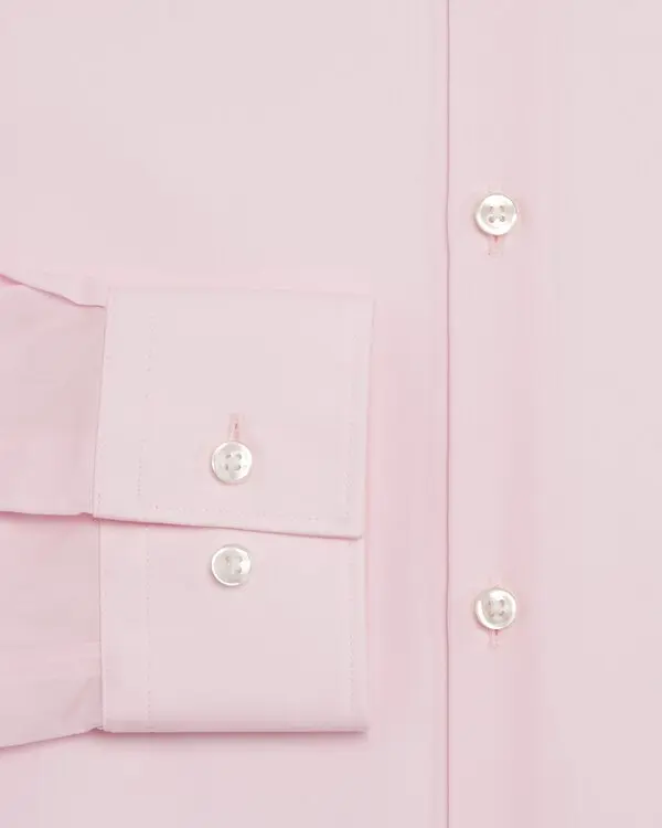 Hugo Jason Slim Fit Long Sleeve Cotton Dress Shirt - Light Pink
