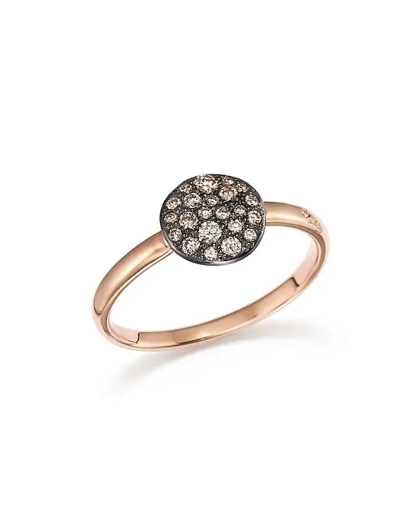 Pomellato Sabbia Ring With Diamonds - Brown/rose