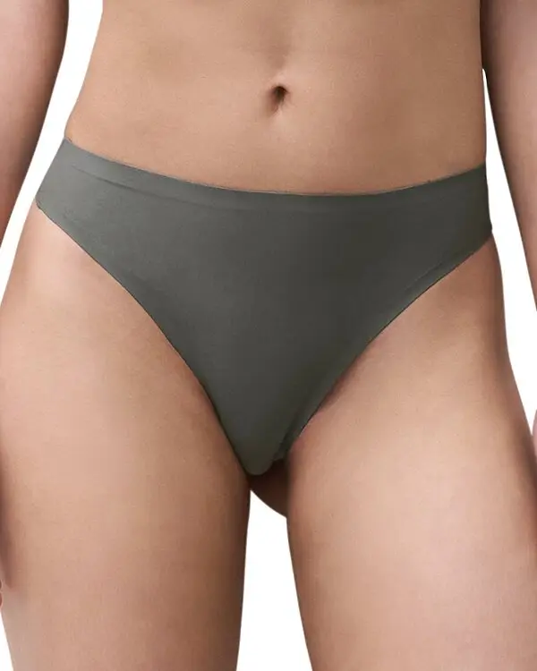 Chantelle Soft Stretch Seamless Thong - Clay Green