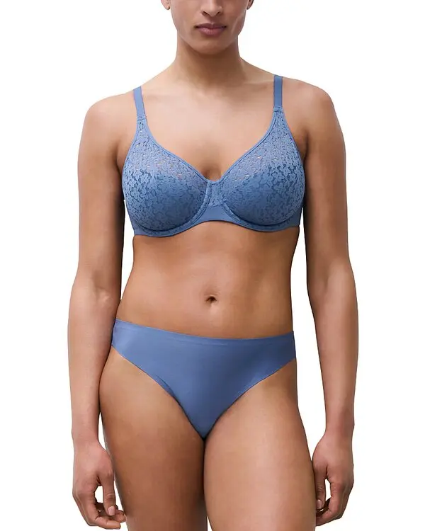 Chantelle Soft Stretch One-size Seamless Thong - Ocean Blue