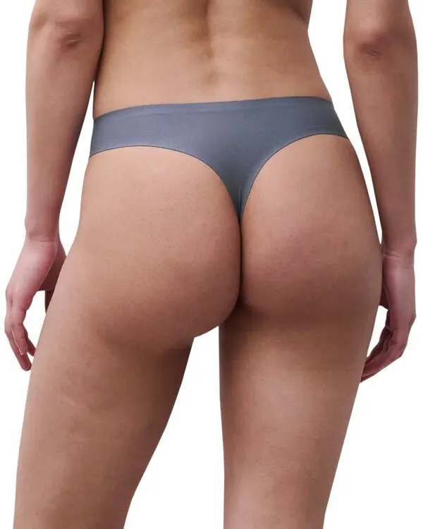 Chantelle Soft Stretch Seamless Thong - Slate Grey