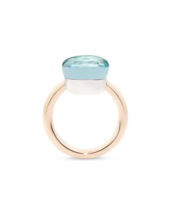Pomellato Nudo Classic Ring With Blue Topaz - Sky Blue