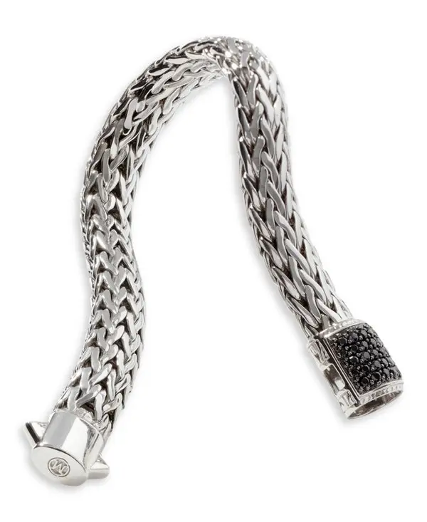 John Hardy Sterling Silver Icon Bracelet - Black/silver