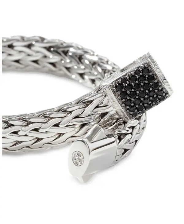John Hardy Sterling Silver Icon Bracelet - Black/silver