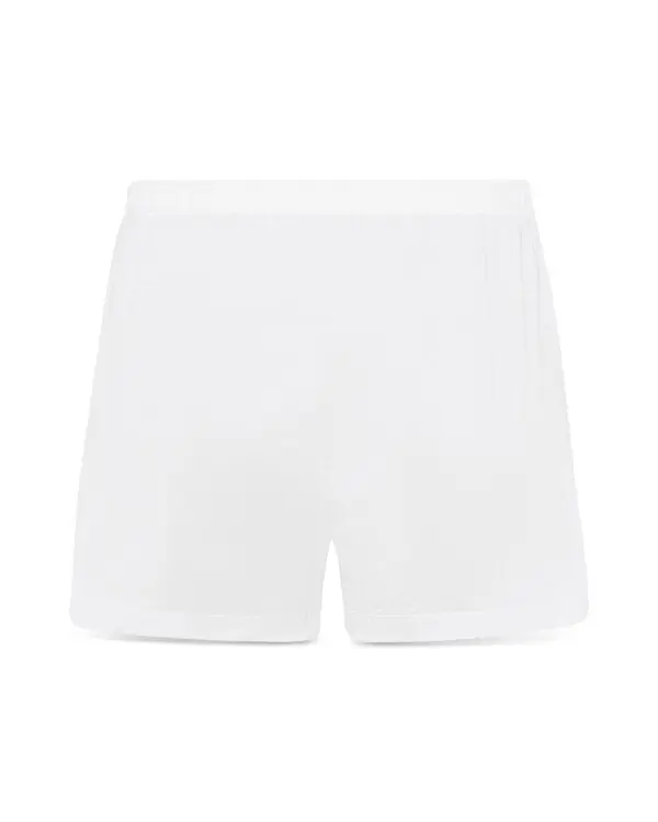 Hanro Cotton Sporty Button Fly Boxers - White