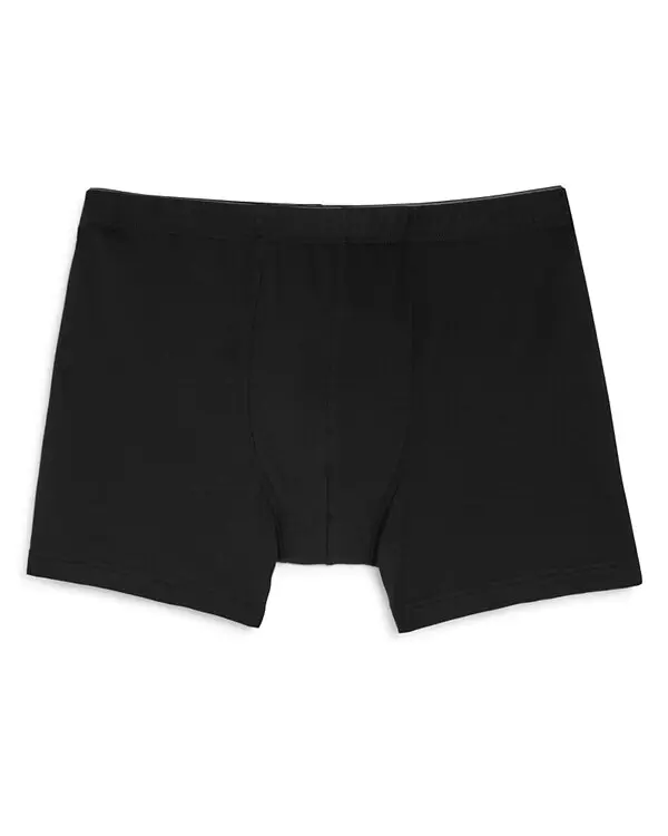 Hanro Cotton Superior Long-leg Boxer Briefs - White