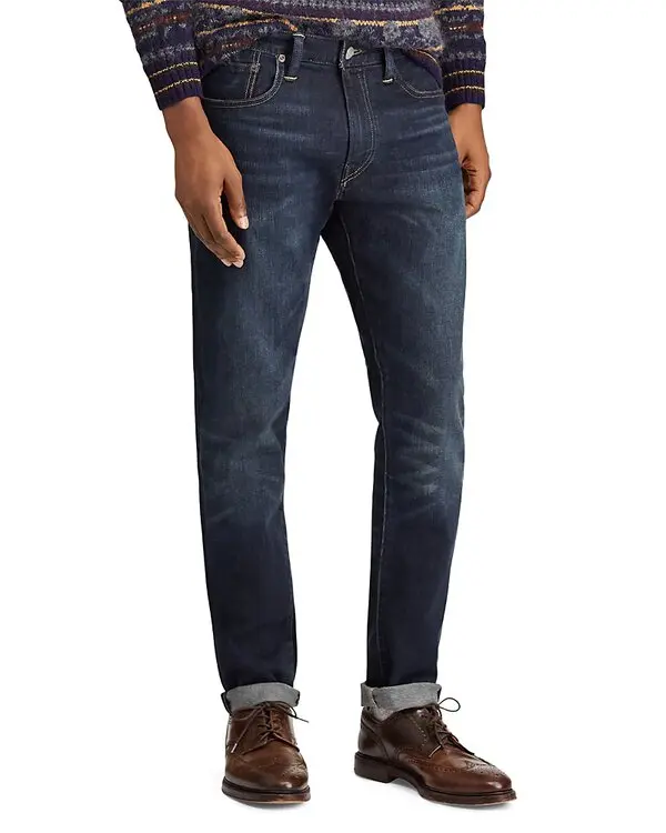 Polo Ralph Lauren Sullivan Slim Fit Jeans - Distressed Blue