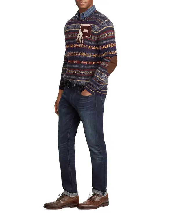 Polo Ralph Lauren Sullivan Slim Fit Jeans - Distressed Blue