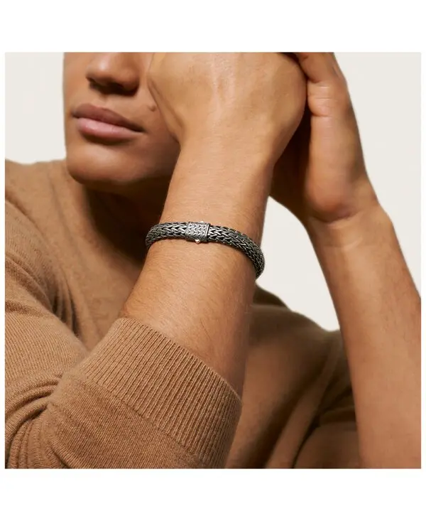 John Hardy Sterling Icon Flat Bracelet - Silver
